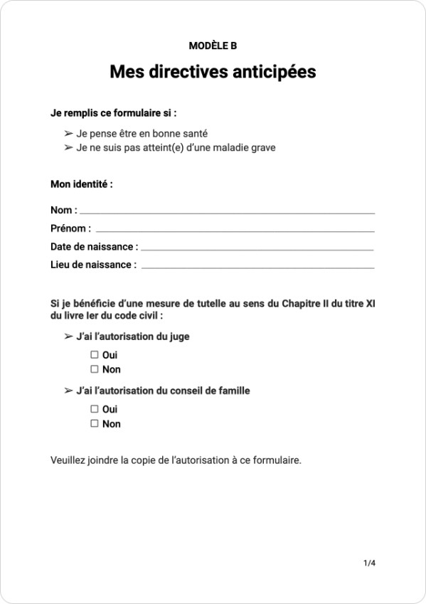 Comment rédiger ses directives anticipées