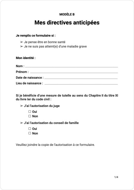 Comment rédiger ses directives anticipées